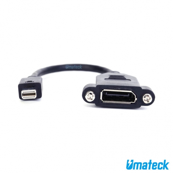 Mini DisplayPort to DisplayPort Panel-Mount cable – Umateck | USB C ...