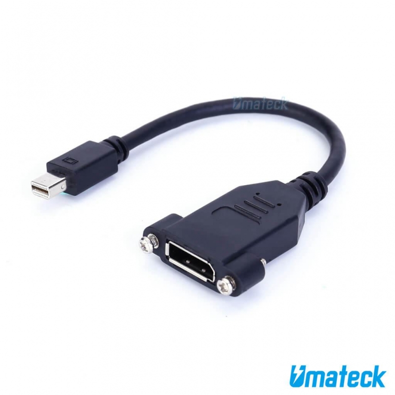 Mini DisplayPort to DisplayPort Panel-Mount cable – Umateck | USB C ...