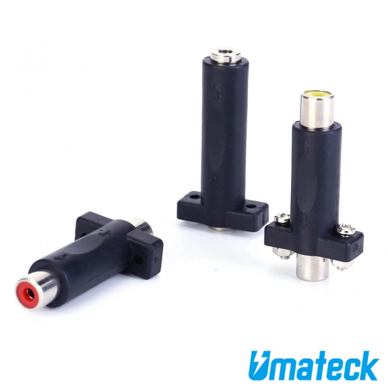 Panel Mount couplers – Umateck | USB C, DisplayPort, Panel-Mount, A/V ...