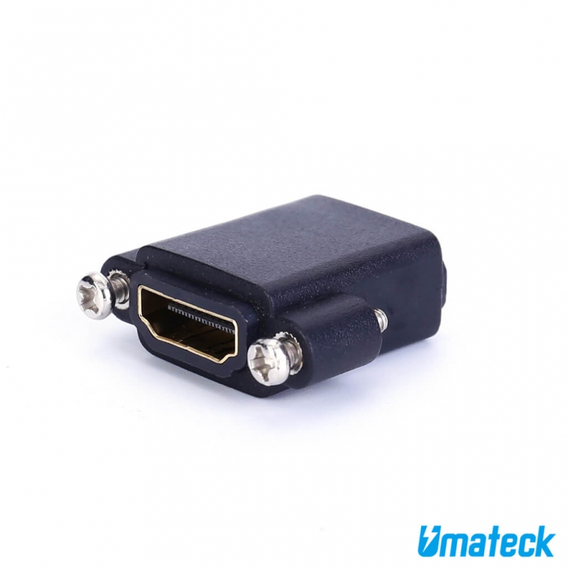 Panel Mount couplers – Umateck | USB C, DisplayPort, Panel-Mount, A/V ...