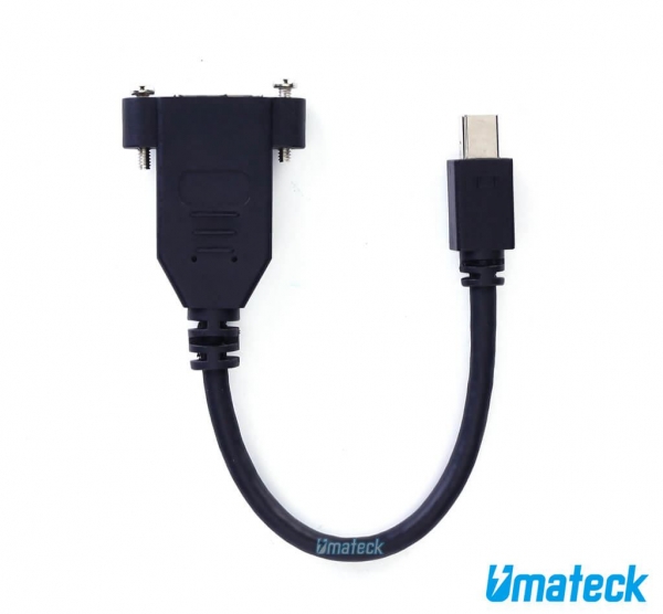 Mini DisplayPort to DisplayPort Panel-Mount cable – Umateck | USB C ...