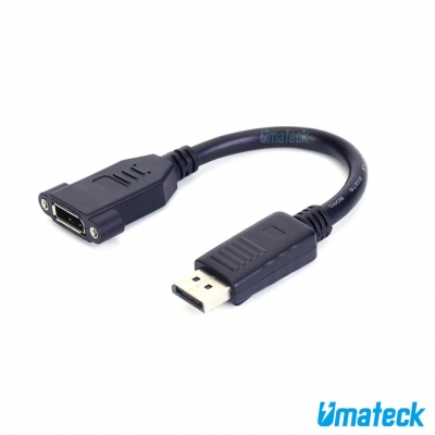 DVI-I Dual link female to female 45 degree angled Panel-Mount cable ...